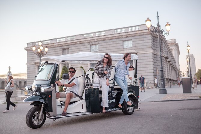 Expert Plus Tour of Madrid in Private Eco Tuk Tuk - A Fun and Practical Way to Discover Madrid