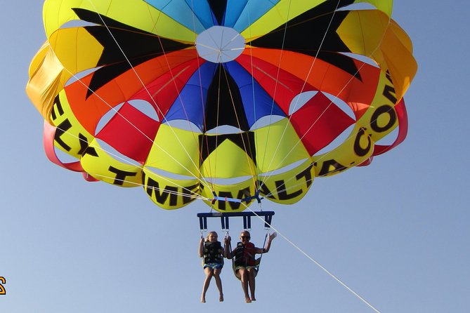 Parasailing Malta - The Group and Crew