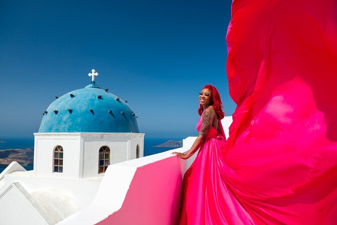 Professional Flying Dress Photoshoot In Santorini - Analyzing the Value