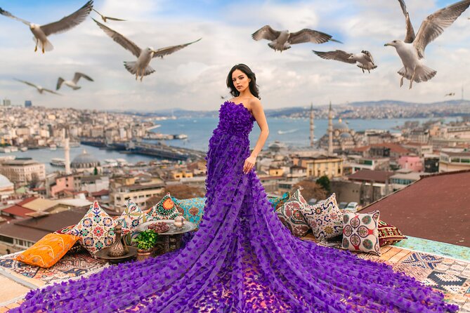 Rooftop Flying Dress Photo Shoot in Istanbul - An Overview of the Istanbul Rooftop Flying Dress Photoshoot