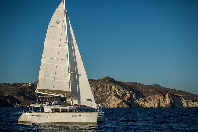 Santorini Caldera Gold Day Cruise with BBQ on board and Open Bar - A Close Look at the Caldera Gold Day Cruise Experience
