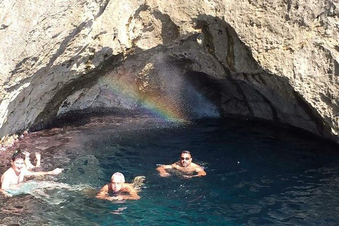 4 hour tour visiting all the caves, swimming stops and aperitif