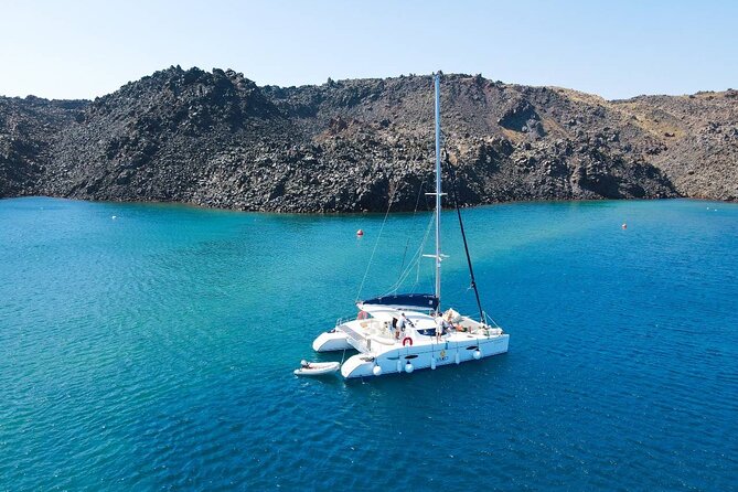 Best of Santorini Private Half-Day Catamaran Cruise with transfer and meal - The Food and Atmosphere