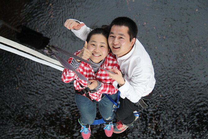 Bungee jump from 40 meters in the stunning valley of Killiecrankie, Scotland