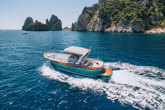 Capri Private Boat Tour from Sorrento, Positano or Naples - Detailed Breakdown of the Itinerary