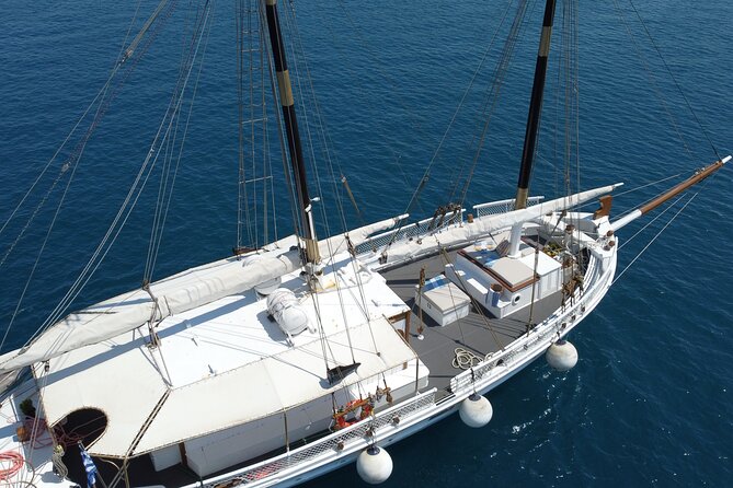 Full Day Cruise from Corfu in Classic Wooden Vessel, Swim & BBQ