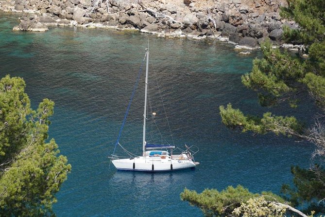 Full-day sailing excursion along the coast