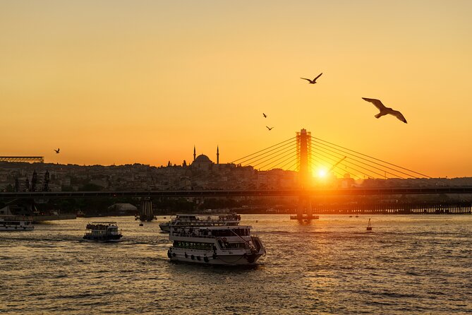 Istanbul Bosphorus Sunset Yacht Cruise with Snack and Refreshment - The Sum Up