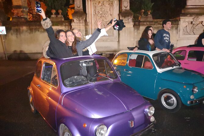 The ORIGINAL Fiat 500 Night tour of Rome - The Experience on the Ground