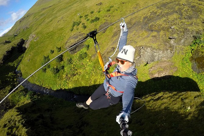 Zipline and Hiking Adventure Tour in Vík