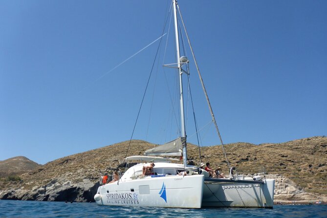 Island Hopping: Santorini Catamaran Charter Cruise with a skipper - FAQ