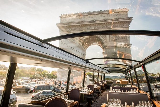 Paris Bustronome Gourmet Sightseeing Lunch on a Panoramic Bus - Dining Experience