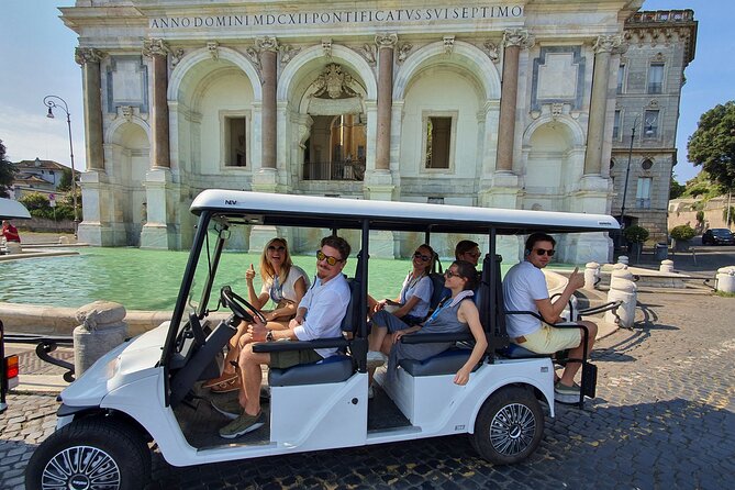 Rome in a Day golf cart tour for cruisers with Pizza & Gelato - Food and Comfort: The Little Extras