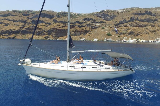 Santorini Private Daytime Sailing Cruise with Meal, Drinks &Transfer included - The Sum Up