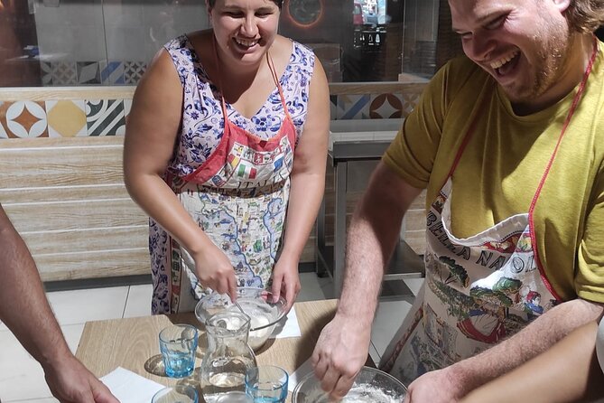 Semi-Private Pizza Making Experience in Naples with Drink - Small Group Dynamics and Customer Praise