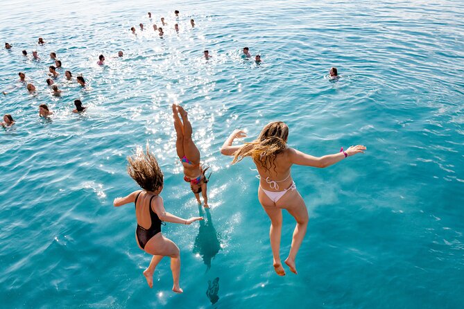 Out to Sea - Split Boat Party with Blue Lagoon Swim Stop - Balancing Value and Experience