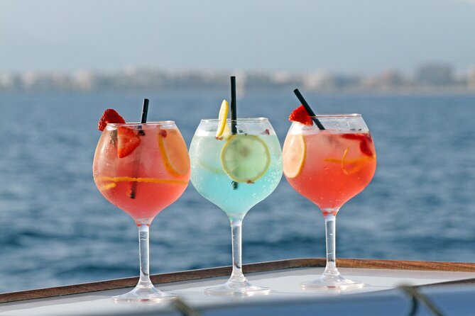 Catamaran sailing in Mallorca through the Bay of Palma with BBQ