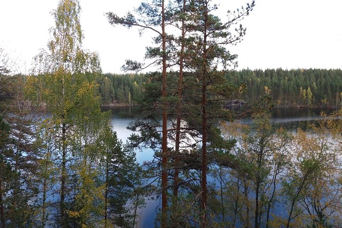 Hiking around forest and lake - Key Points