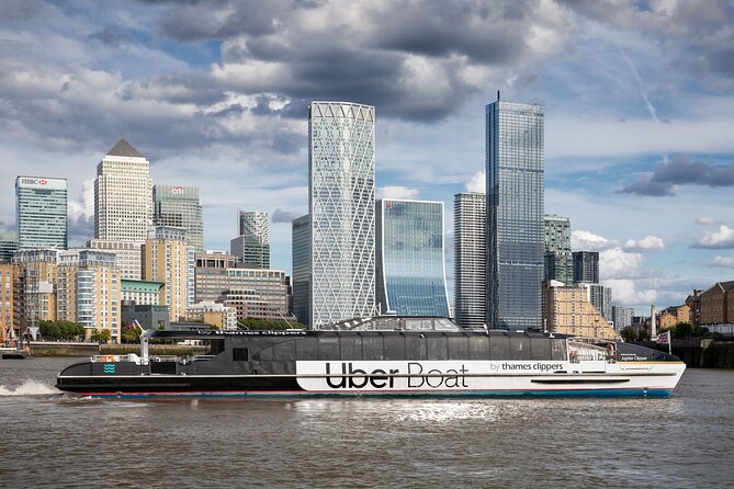 London: IFS Cable Car + Uber Boat One Way River Thames Cruise - The Itinerary in Detail