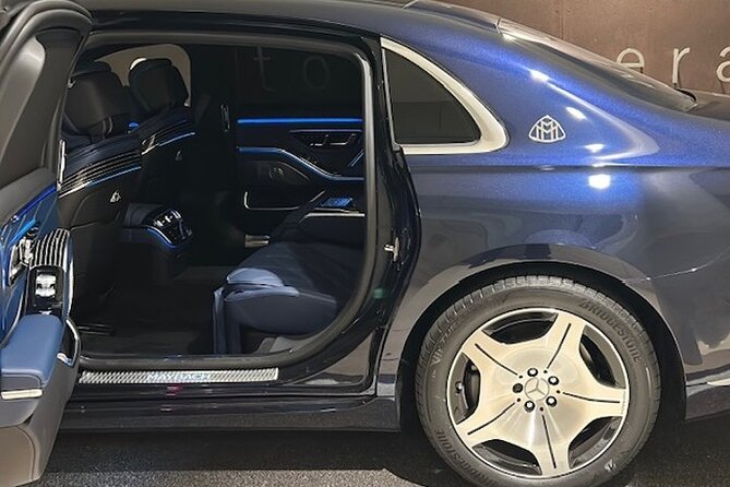 Private airport transfer Mercedes S 580 Maybach 4 matic - Key Points
