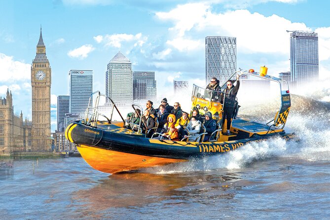 Speedboat Sightseeing: Embankment or Westminster Pier -45 Minutes - An Exciting Way to See London: The Speedboat Experience