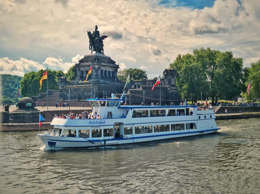 2-River Day-trip by boat from Koblenz to Alken