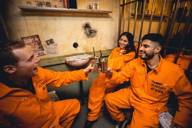 Alcotraz Prison Cocktail Experience in London - The Experience: Smuggling, Serving, and Sipping