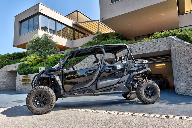 Best of Korcula island winery's by 4X4 Canam buggys with lunch