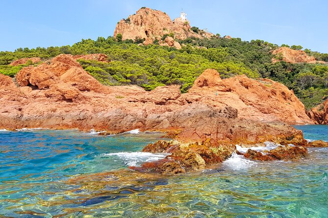 Boat tour from Fréjus - Calanques Estérel - 2h30