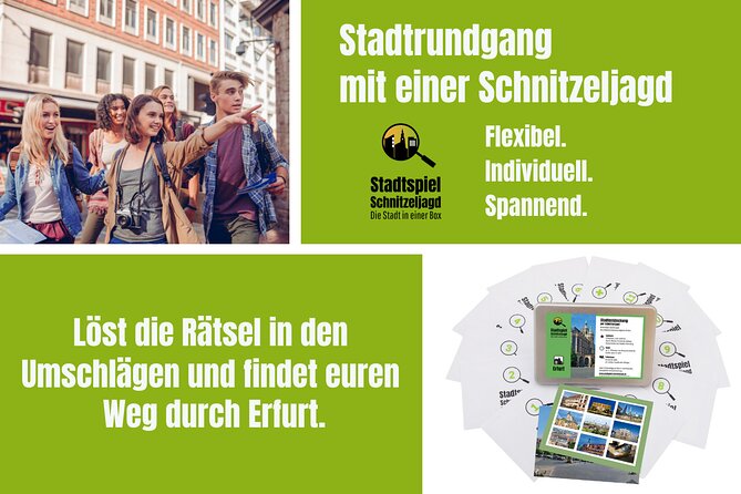 City game scavenger hunt Erfurt - independent city tour I discovery tour
