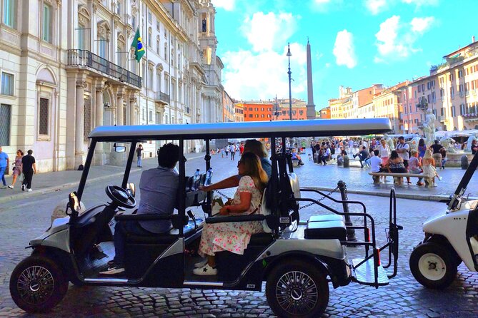 Golf Cart Tour Private Experience of Rome's City Center - The Itinerary in Detail: What to Expect