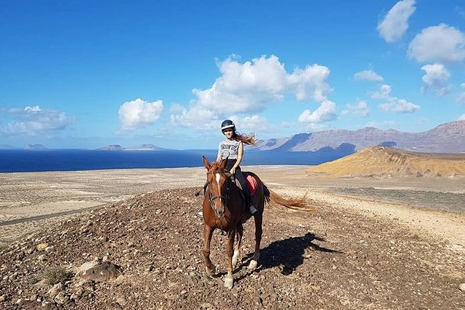 Horseback Riding in the sunset of Famara Beach, Lanzarote, Spain - The Horses and the Guides