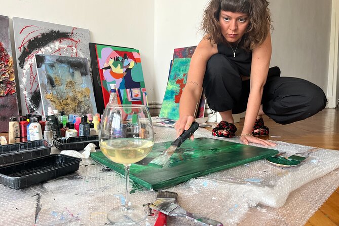 Istanbul Art Escape Wine and Paint at Local's Home