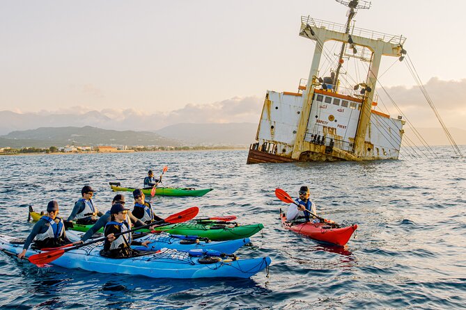 Morning Kayak Tour to Kissamos Bay Shipwreck & Exclusive Beach