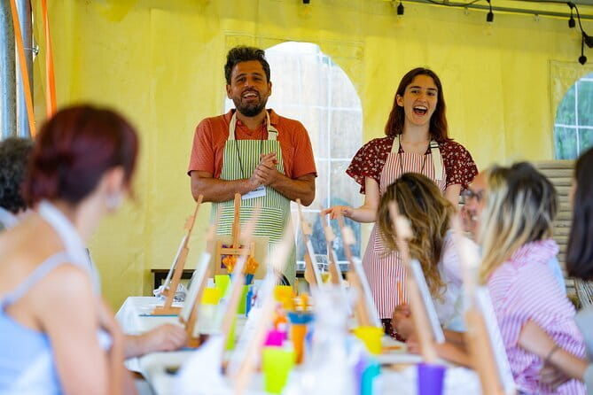 Paint And Drink Florentine Hills Art at La Birr'aia in Marignolle - The Experience in Detail