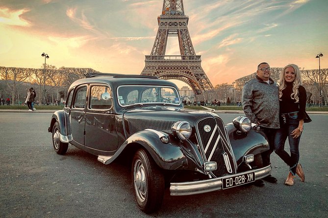Paris Private Guided Tour in a Vintage Car with Driver