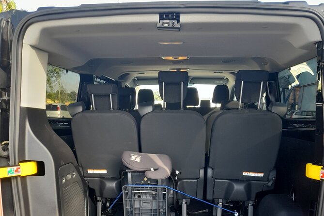 Private Driver from Seville To Algarve By 8 Seats Minibus