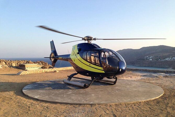 Private Helicopter Transfer from Santorini to Mykonos