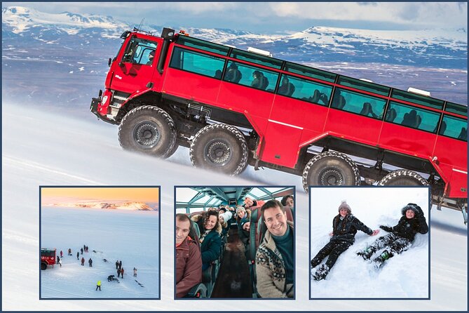 RED GLACIER MONSTER TRUCK Langjokull Glacier Tour from Gullfoss - A Step-by-Step Look at the Itinerary