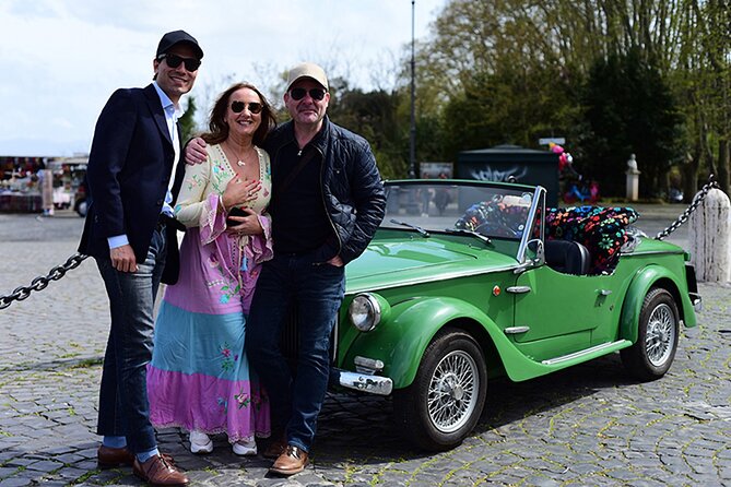 Rome Panoramic Tour by Vintage Classic Cabriolet Car or Vintage Minibus - The Experience of Cruising in a Vintage Car or Minibus