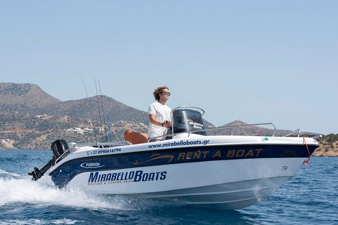 4-Hour Private Boat Rental Without Skipper at Agios Nikolaos - Who Will Love This?