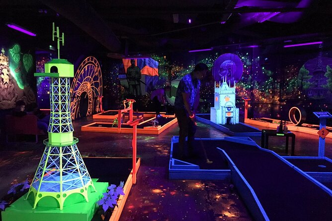 Prague Black Light Mini Golf Admission Ticket - Who Will Love This?