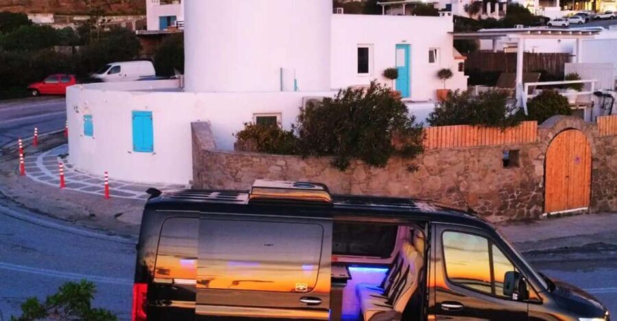 4 hours Private Mykonos Island tour by Luxury Minibus