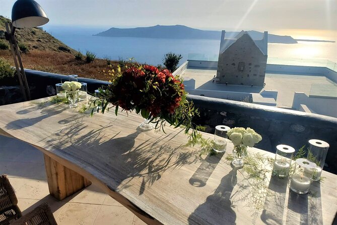 Private Romantic Sunset Dinner with Caldera views in Santorini - The Experience Itself