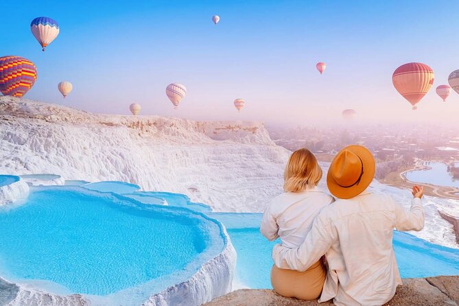 Pamukkale Hot Air Balloon Ride Certificate and 2 Meals in Antalya - Transportation and Group Size