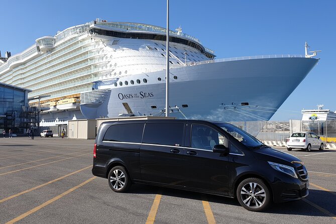 Private transfer to/from Civitavecchia port van Mercedes V class - The Booking Process and Pricing