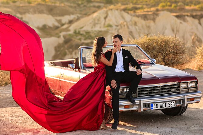 Cappadocia Private Photo Shoot with Flying Dress + Vintage Car - FAQ