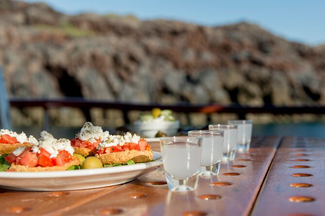 Santorini Caldera Sunset Traditional Cruise with Meal and Drinks - Frequently Asked Questions