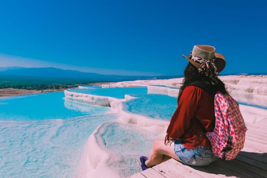 Alanya: Guided Pamukkale Tour with Breakfast, Lunch, Dinner