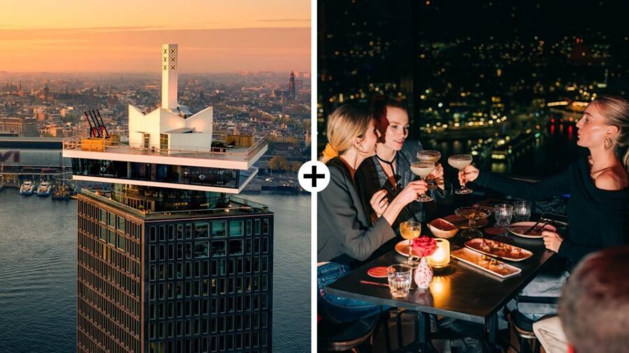 Amsterdam: A'DAM Lookout Ticket and Lunch or Dinner Voucher